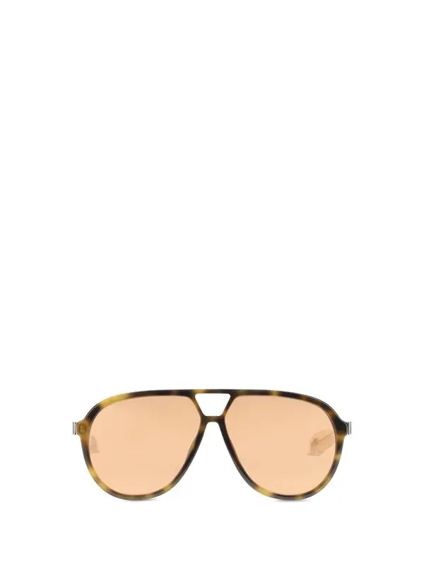 Alexander McQueen Navigator Sunglasses - Brown