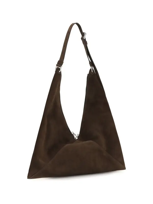 Moschino Suede Hobo Tote Bag