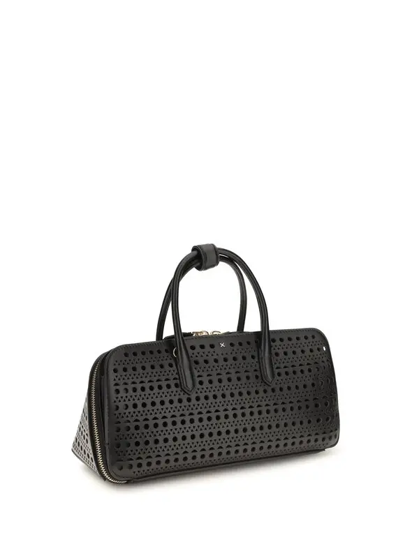 Alaïa Small Delta Nabuk Handbag
