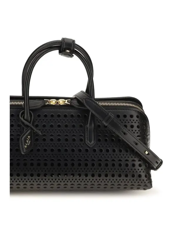 Alaïa Small Delta Nabuk Handbag