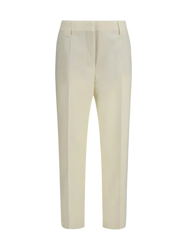 Versace Stretch Wool Pants - Multicolor