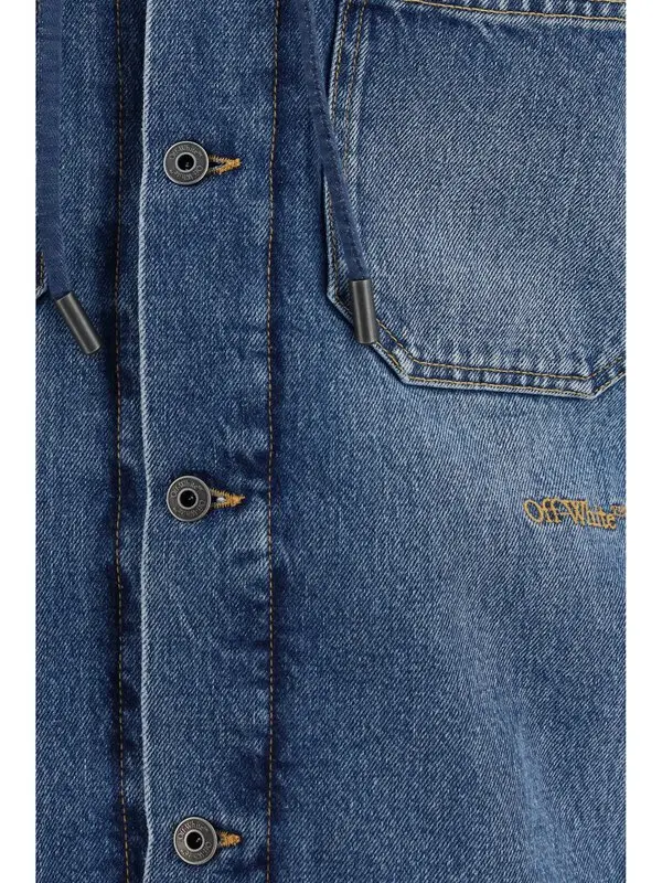Off-White Bookish Padded Denim Jacket