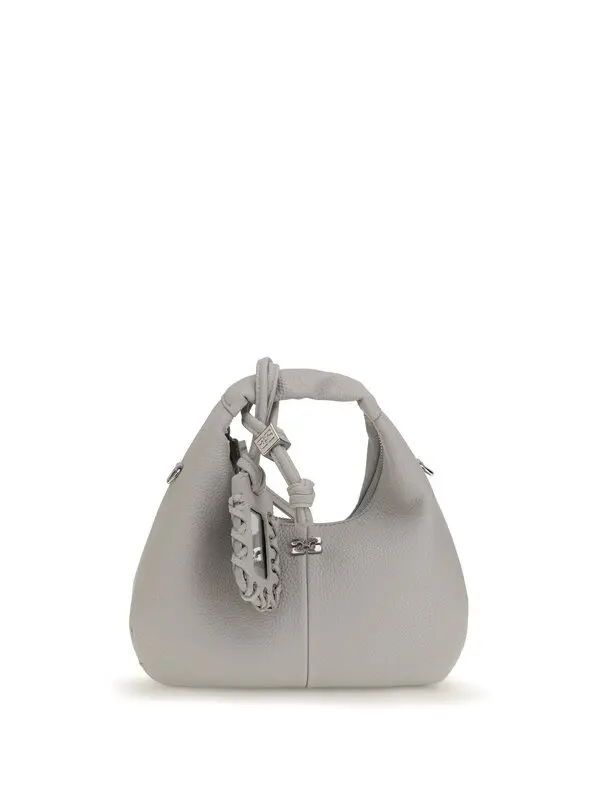 GANNI Mini Hobo Crossbody Bag - Gray