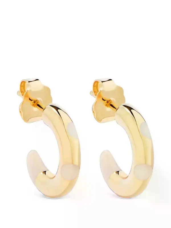 AURÉLIE BIDERMANN Mini Caftan Moon Hoop Earrings