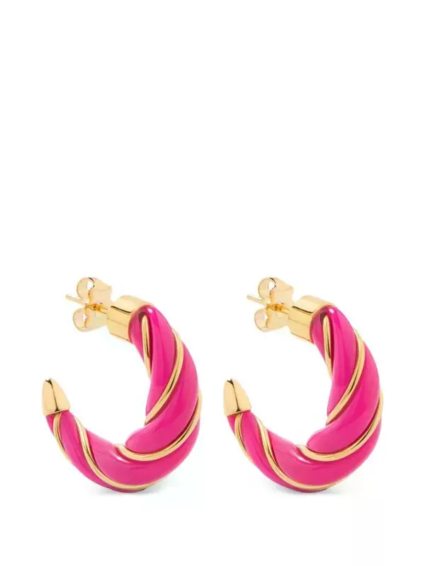 AURÉLIE BIDERMANN Diana Resin-detail Earrings - Gold