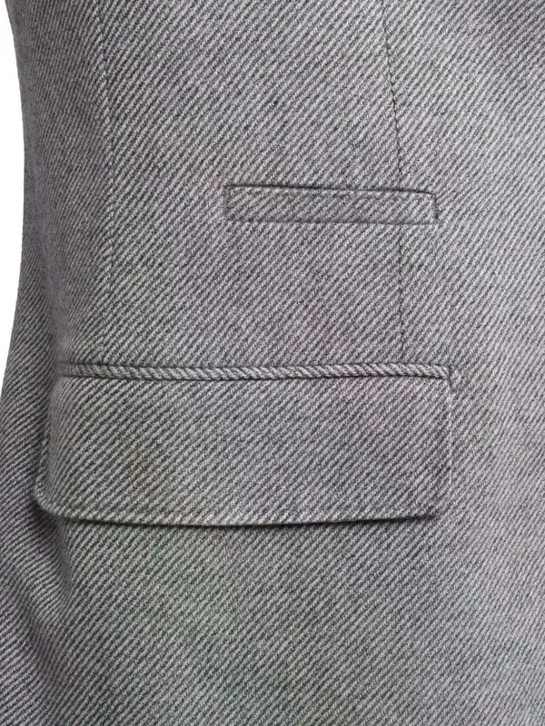Brunello Cucinelli Herringbone-weave Tailored Blazer