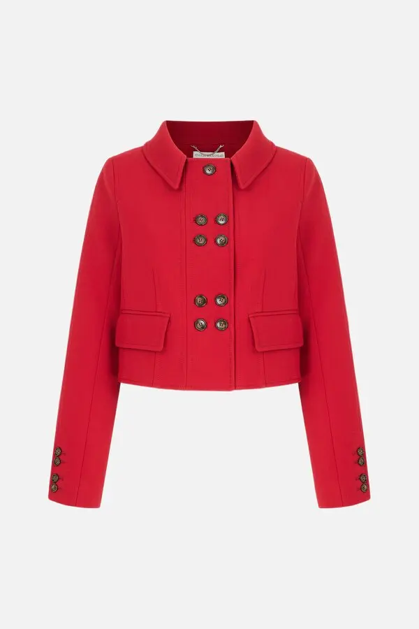 EMILIA WICKSTEAD Aelin Jacket In Birdseye Suiting