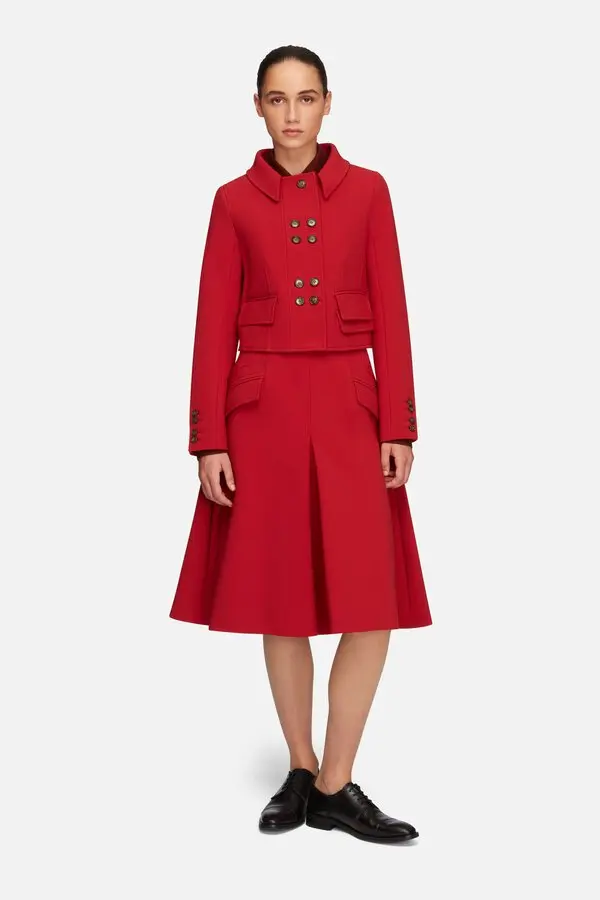 EMILIA WICKSTEAD Aelin Jacket In Birdseye Suiting