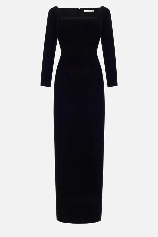 EMILIA WICKSTEAD Birch Dress In Velvet