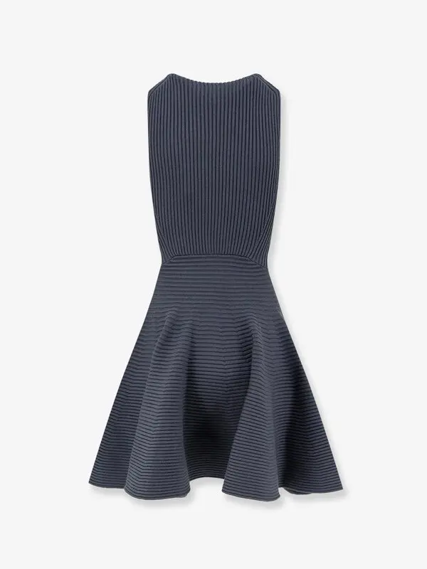 Alaïa Ribbed Skater Dress
