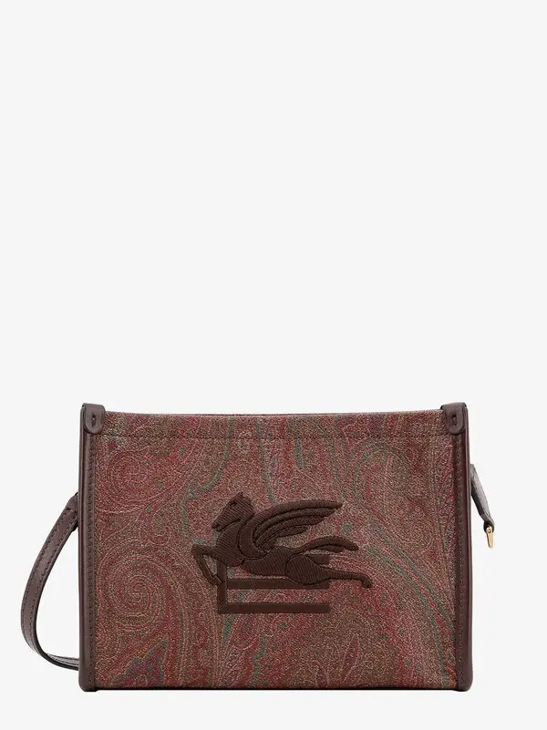 Etro Pegaso Arnica Paisley Fabric Pouch