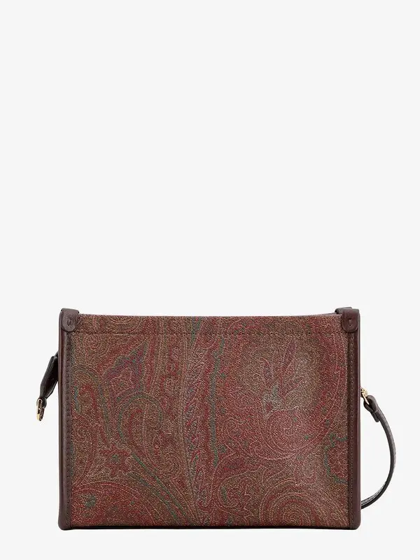 Etro Pegaso Arnica Paisley Fabric Pouch