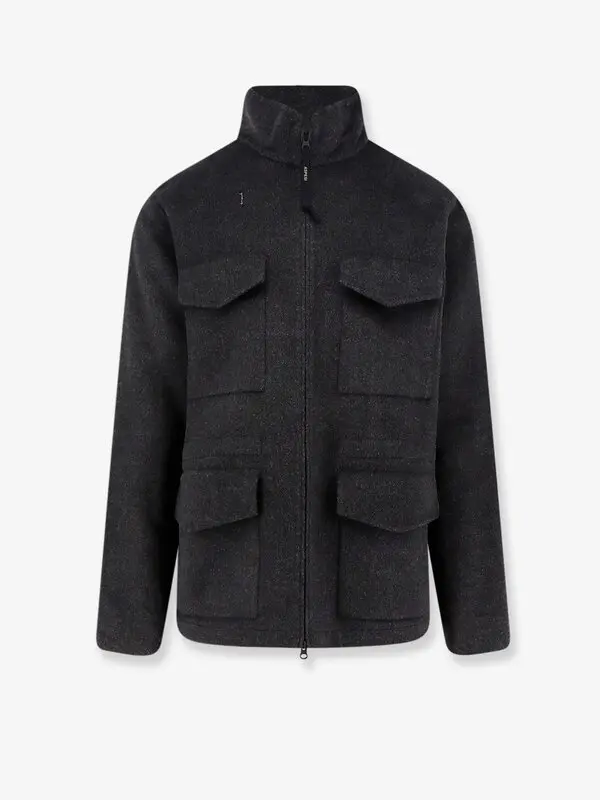 Aspesi Nelson Wool Sahriana Pockets - Grey