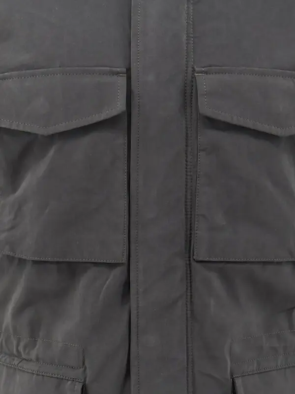 Aspesi Minifield Cotton Blend Sahariana