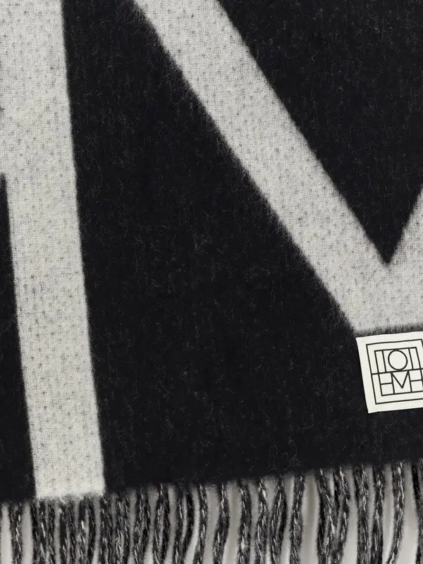 TOTEME Monogram Wool Scarf