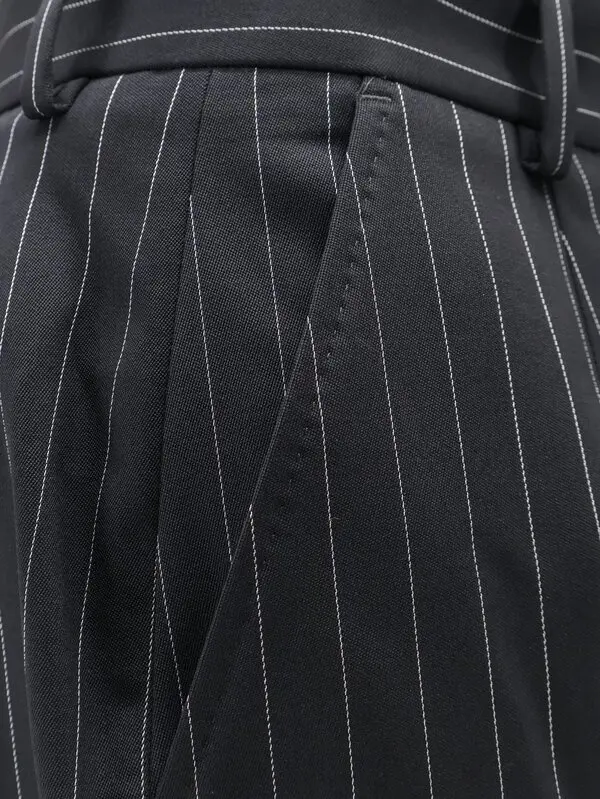 Dolce & Gabbana Pinstriped Stretch Wool Trousers