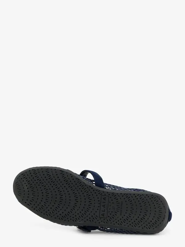 Alaïa Mesh Ballet Flats - Blue