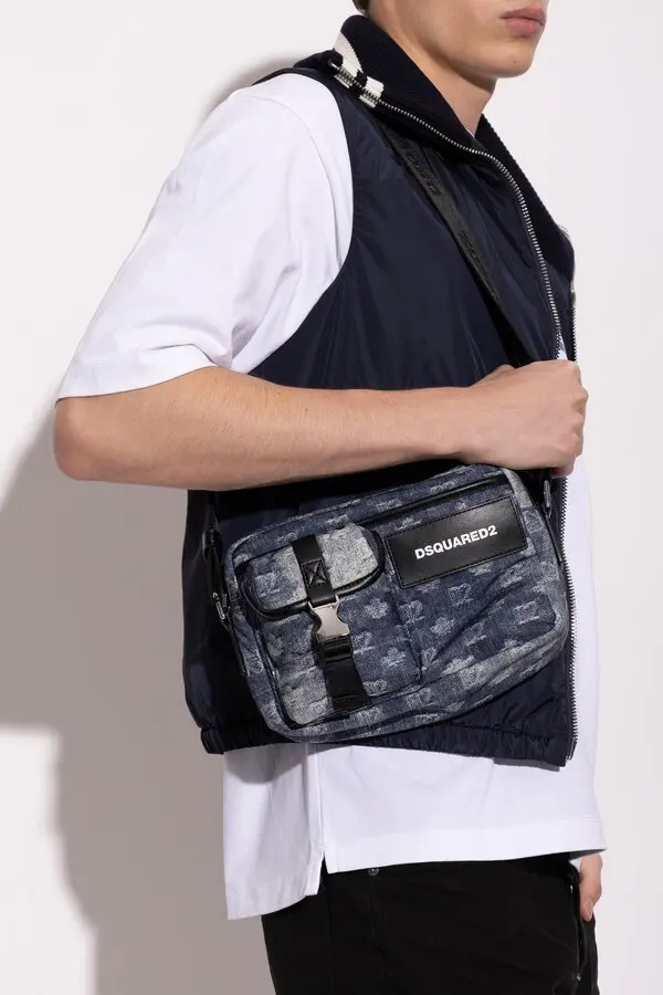 Dsquared2 Monogram Bag - Blue