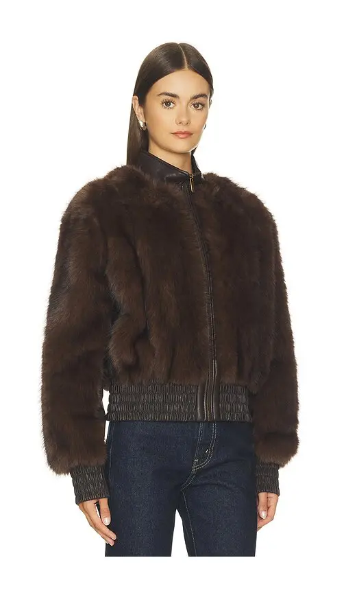 Zimmermann Valiant Faux Fur Jacket
