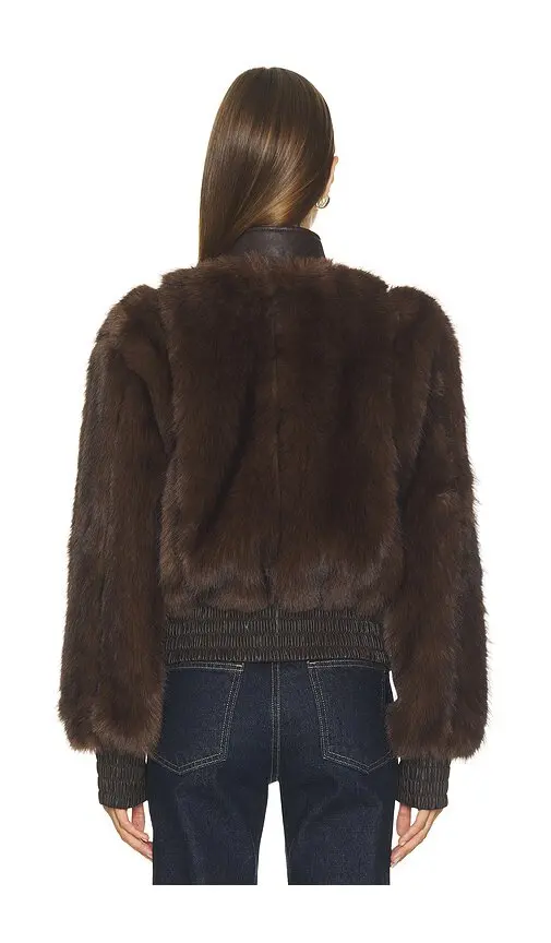 Zimmermann Valiant Faux Fur Jacket
