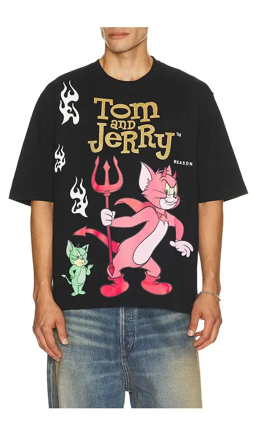 REASON Tom And Jerry Devil Tee