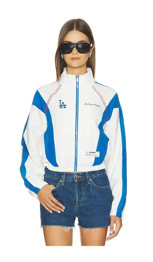 OFF SEASON Lightweight Track Jacket In White