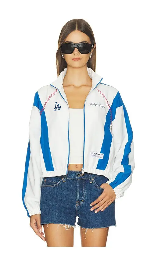 OFF SEASON Lightweight Track Jacket In White