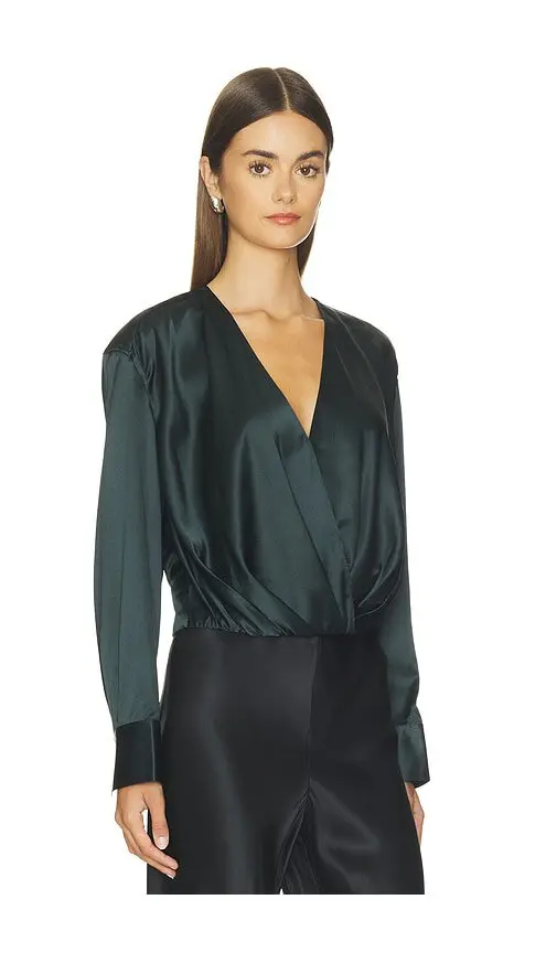 A.L.C. Leanna Top In Green