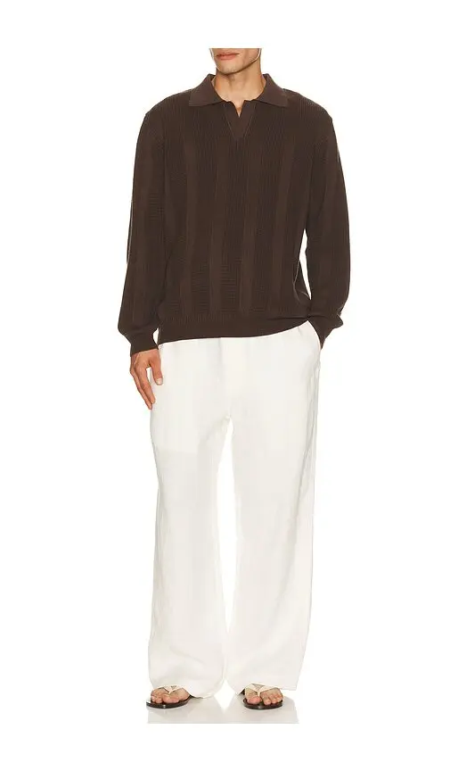 FAR AFIELD Clifford Knitted Polo