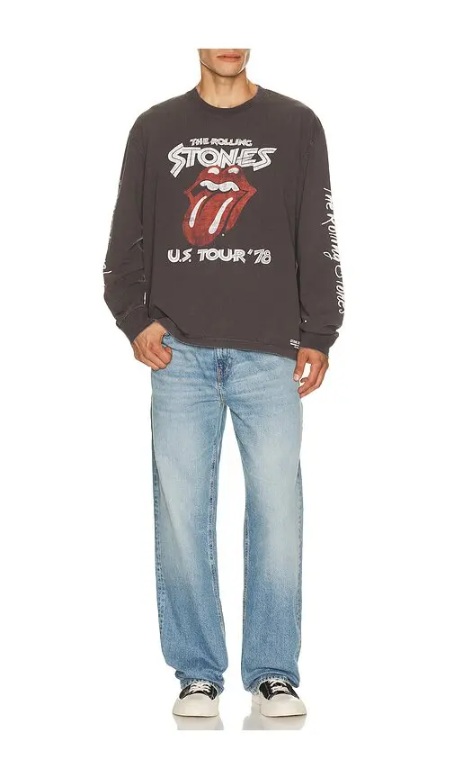 Guess X Rolling Stones G18 Relaxed Jeans In Blue