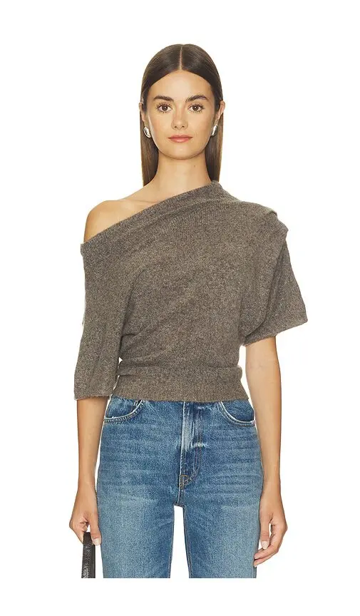 SNDYS. Wilda Top In Taupe