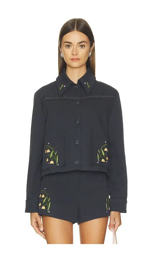 Astr The Label Jalen Jacket In Black