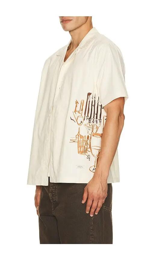 PERCIVAL Walker Boxy Shirt In Cream