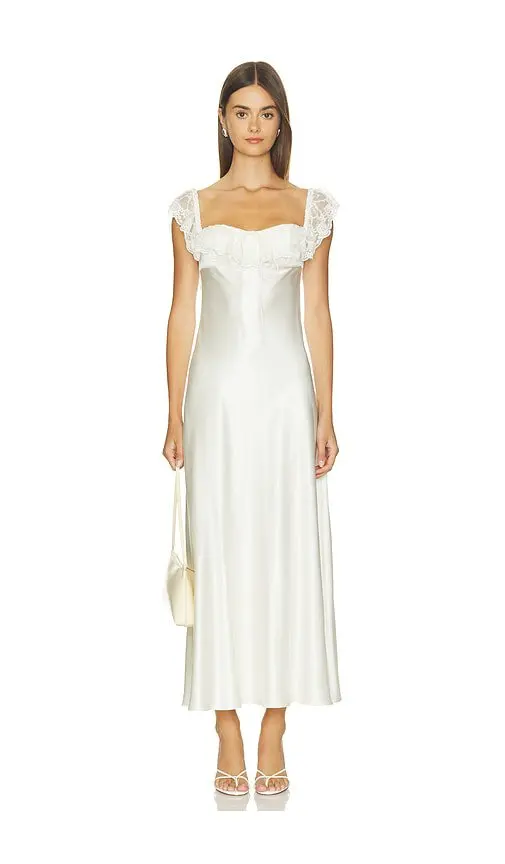 MIRROR PALAIS Sonata Lady Length Dress In Cream