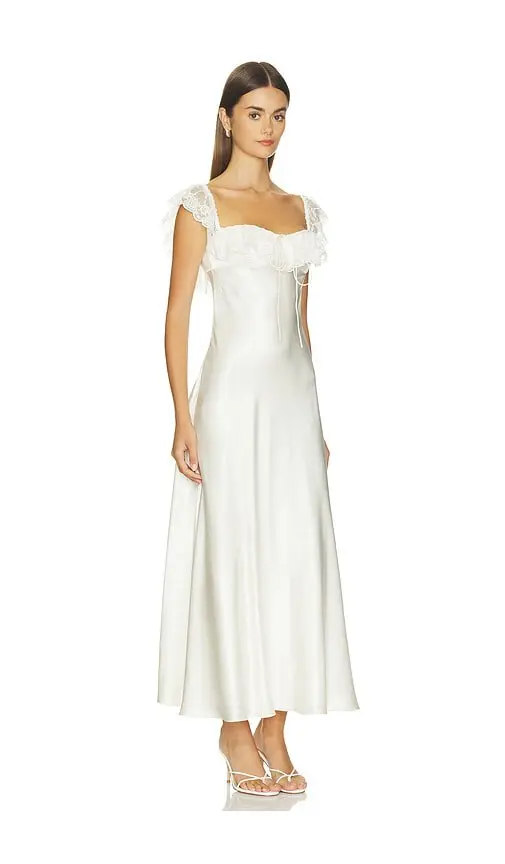 MIRROR PALAIS Sonata Lady Length Dress In Cream