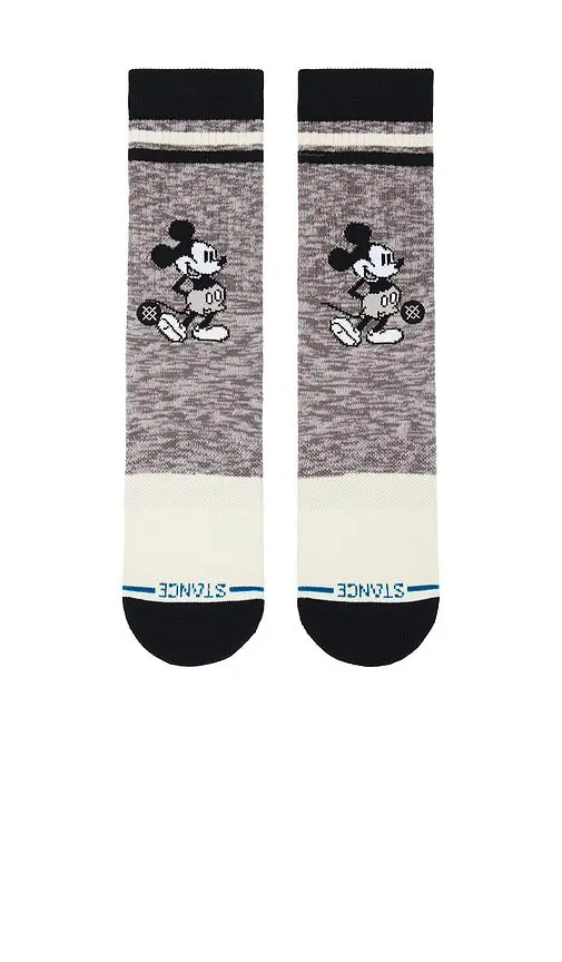 Stance Vintage Mickey Crew Socks In Grey