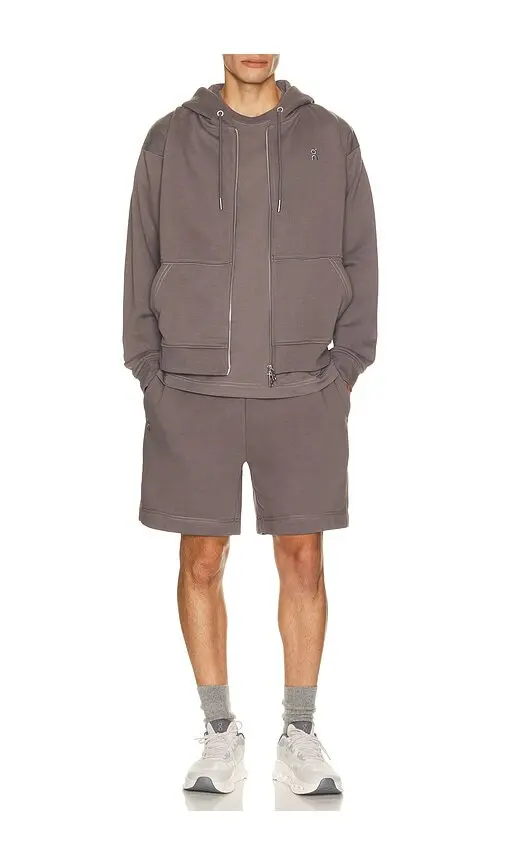On Club Collective Fz Hoodie In Grey