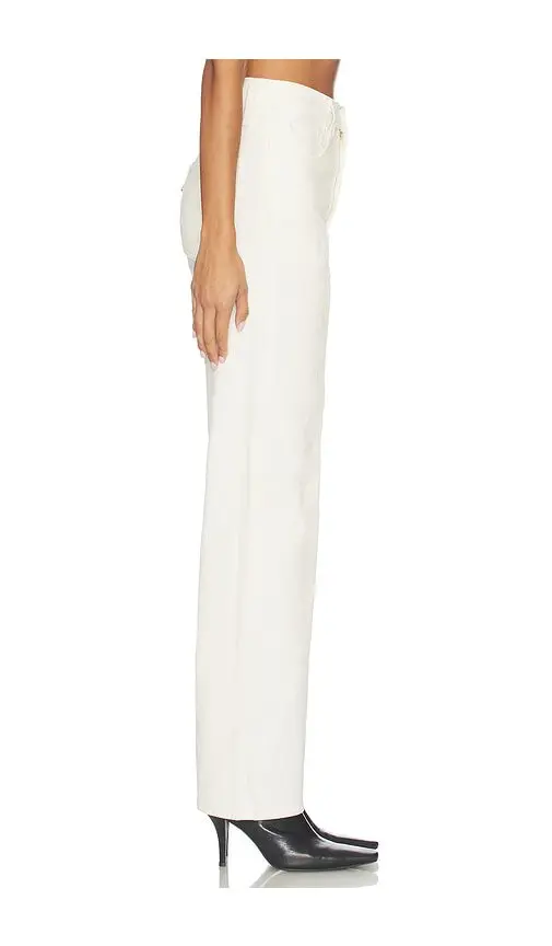 LEVI'S Ribcage Full Length Wide Leg Jean In Ivory