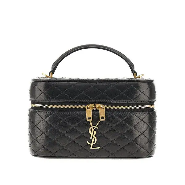 Saint Laurent Leather 'gaby' Mini Bag - Black