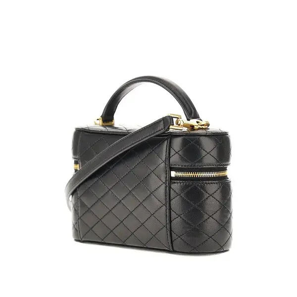 Saint Laurent Leather 'gaby' Mini Bag - Black