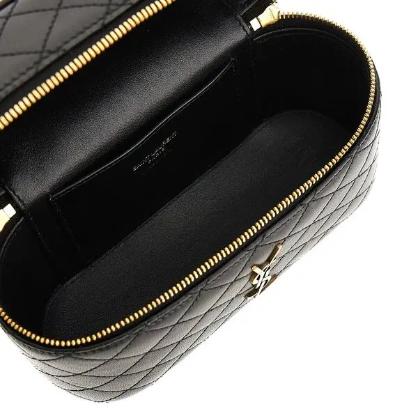 Saint Laurent Leather 'gaby' Mini Bag - Black