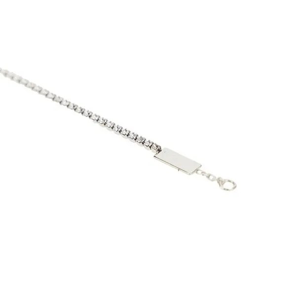 Saint Laurent Caandre' Bracelet With Tra - Silver