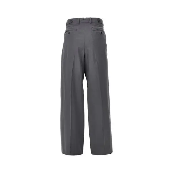 Emporio Armani Wool Pleated Pants
