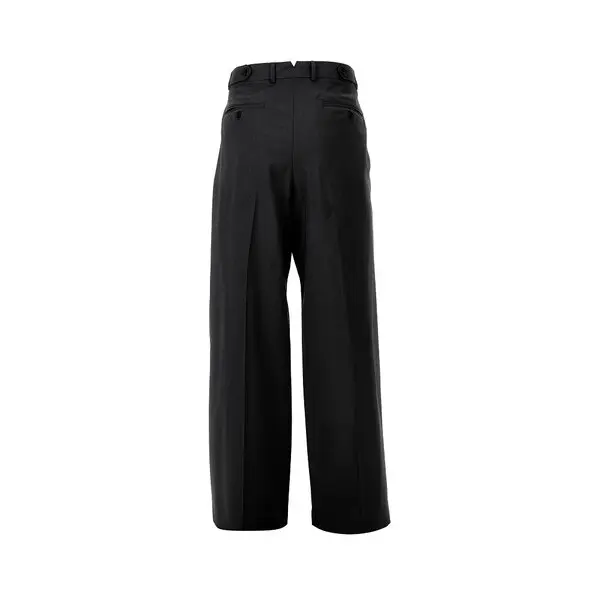 Emporio Armani Wool Pleated Pants