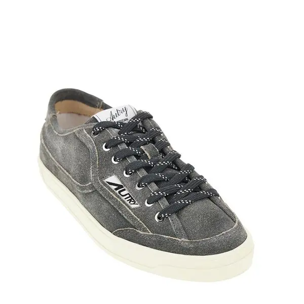 AUTRY Windscape' Suede Leather Sneakers - Grey