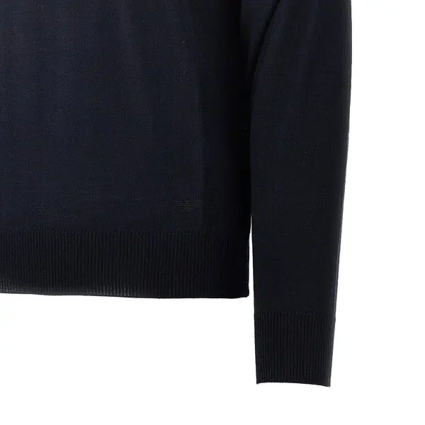 Emporio Armani Fine Knit Polo Weater