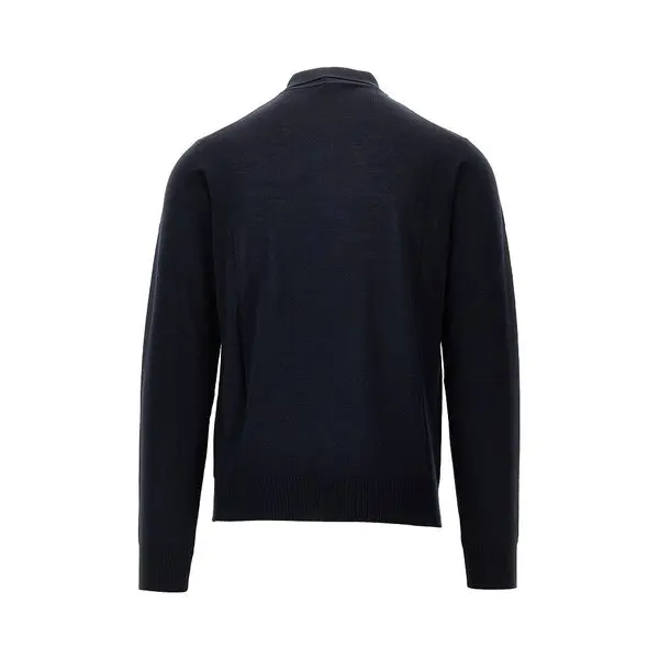 Emporio Armani Fine Knit Polo Weater