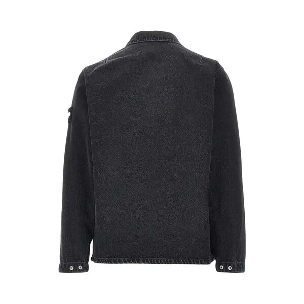 Stone Island Overshirt In Denim