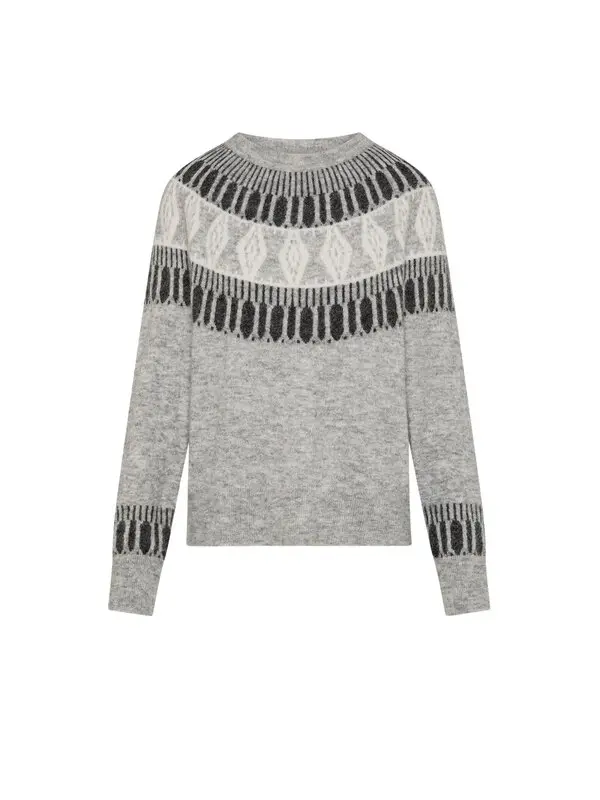SEVENTY VENEZIA Jumper Jacquard - Gray