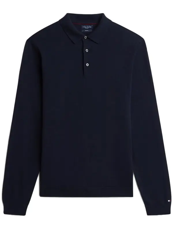Tommy Hilfiger Long Sleeve Ny Merino Polo